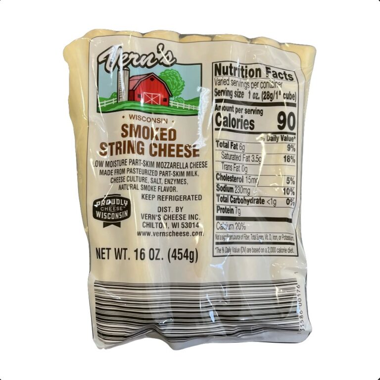 Buy Smoked Wisconsin String Cheese Online | Vern's Cheese