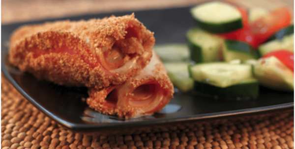 Breaded Turkey & Swiss Rolls Recipes | Vern's Cheese