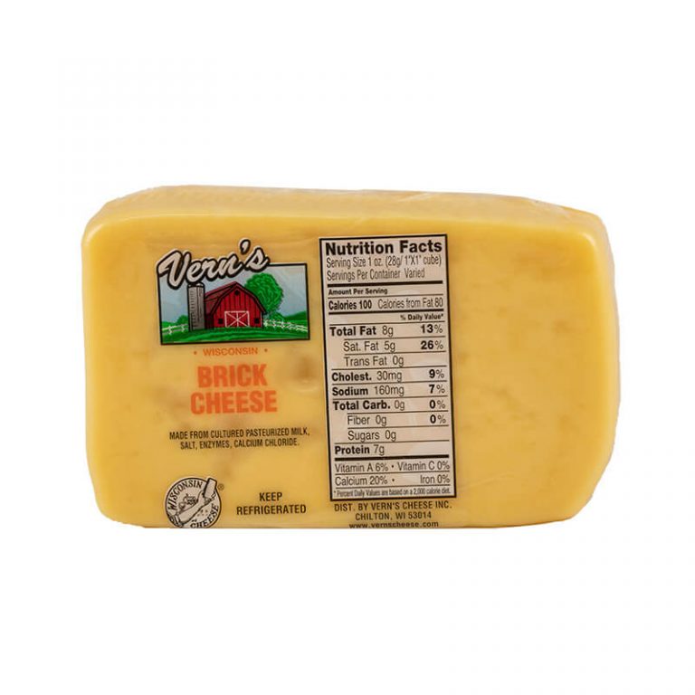 Buy Brick Cheese Online from Wisconsin - Vern's Cheese